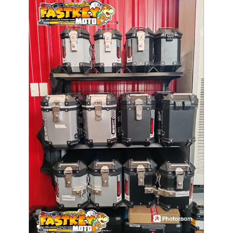 sec sidebox 28 liters kryptonite plastic topbox | Shopee Philippines