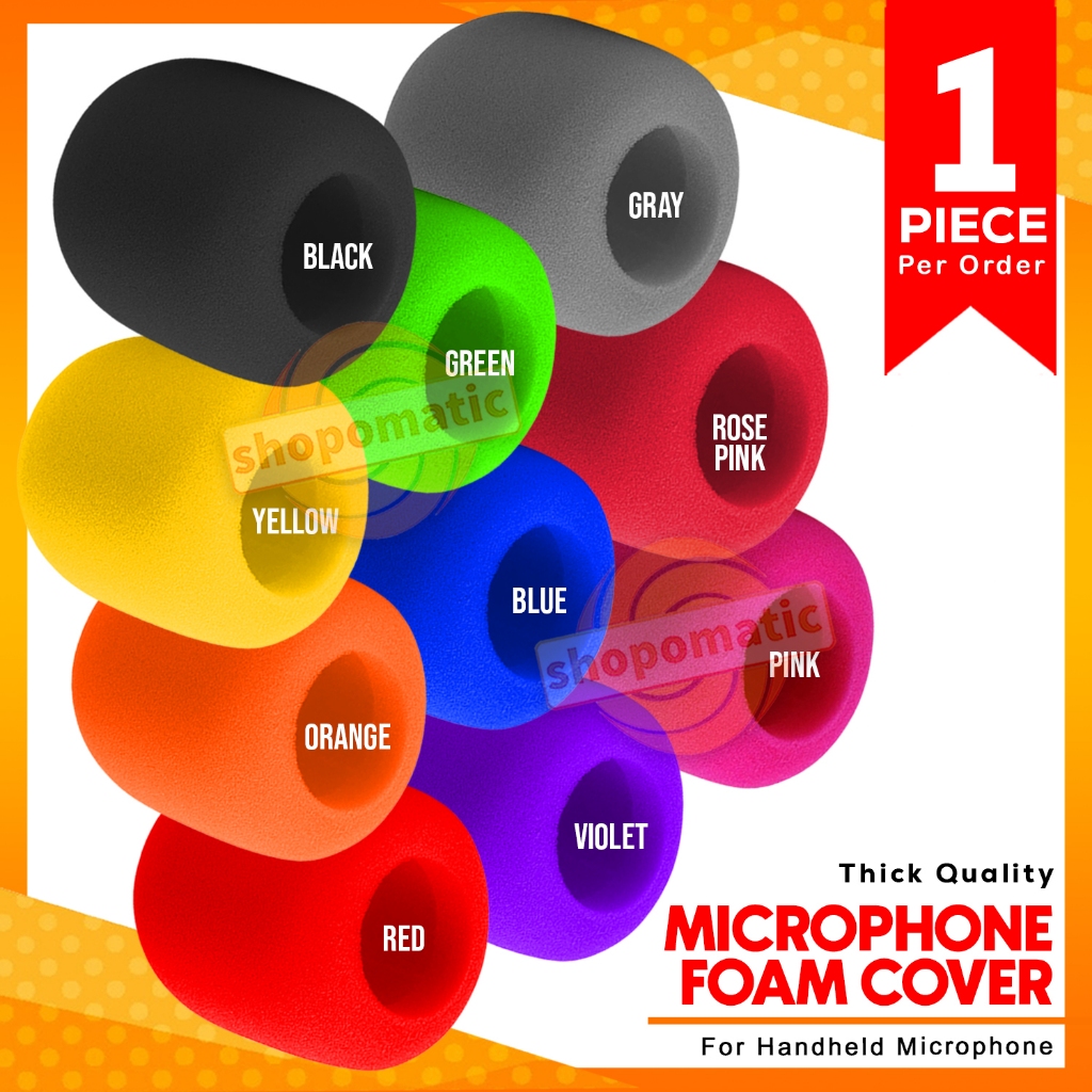 High Quality Thick Microphone Foam Mic Foam Cover For Handheld ...