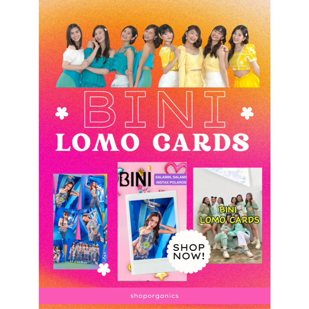 BINI TALAARAWAN LOMO CARDS FOR SALE | Shopee Philippines