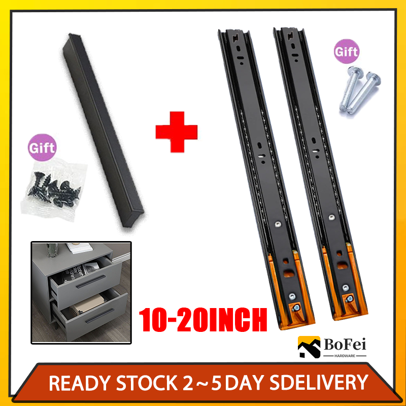 Drawer Slide Soft Close Keyboard Drawer Slide For Desk Drawer Rail Heavy Duty Drawer Guide
