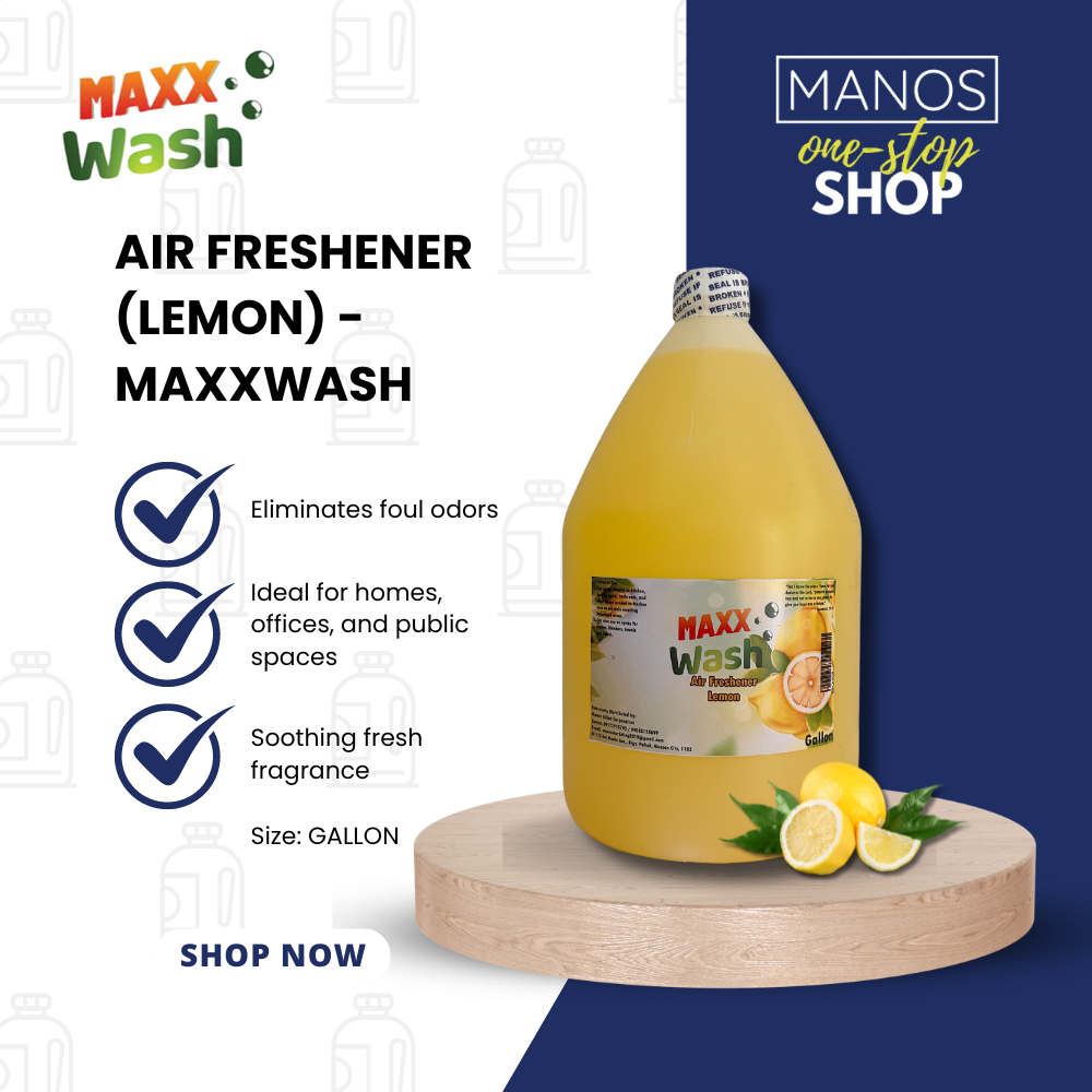MAXXWASH AIR FRESHENER LEMON / GALLON | Shopee Philippines