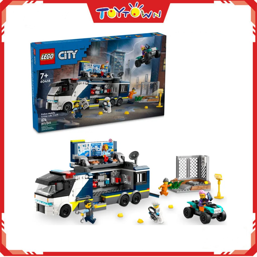 Lego® 60418 City Police Mobile Crime Lab Truck | Shopee Philippines