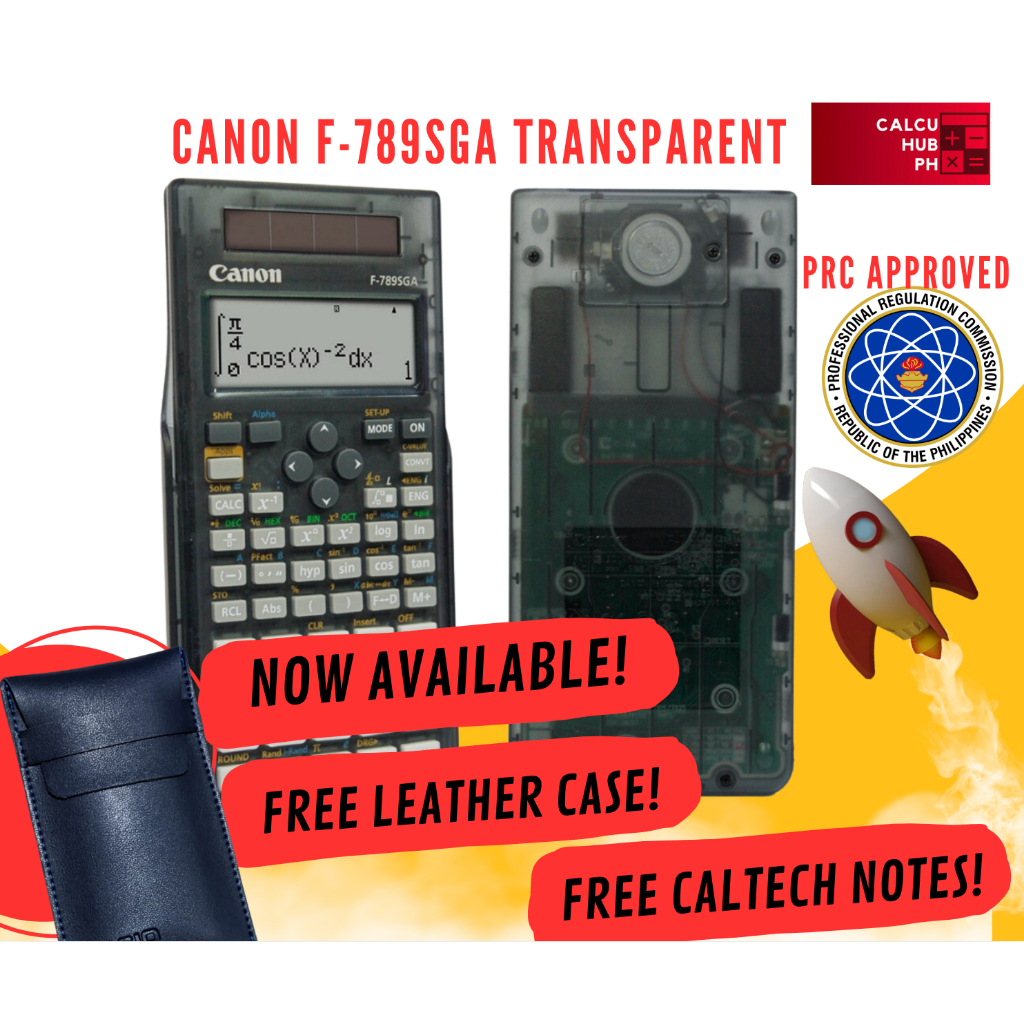 CANON F789SGA SCIENTIFIC CALCULATOR FOR PRC BOARD EXAMS FREE CASE FREE ...