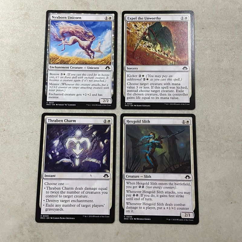 NYXBORN UNICORN EXPEL THE UNWORTHY THRABEN CHARM HEXGOLD SLITH | MH3 ...