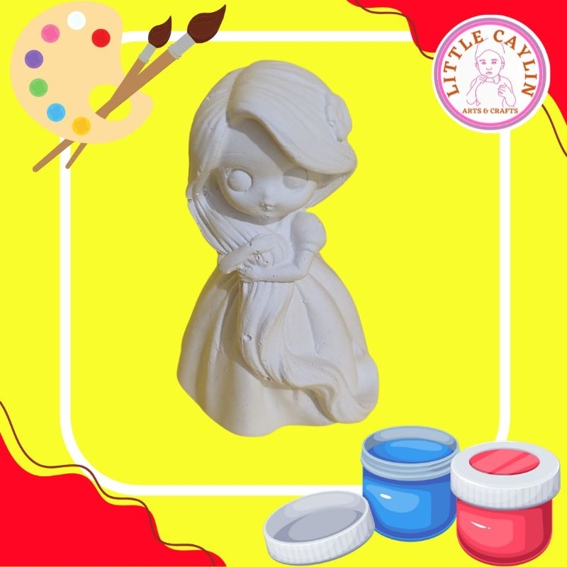 Princess Plaster Painting Figures Only | Shopee Philippines