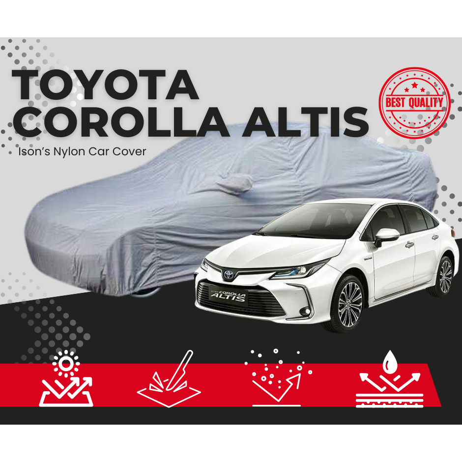 Toyota Corolla Altis Car Cover High Quality (Random Color for Taffeta ...