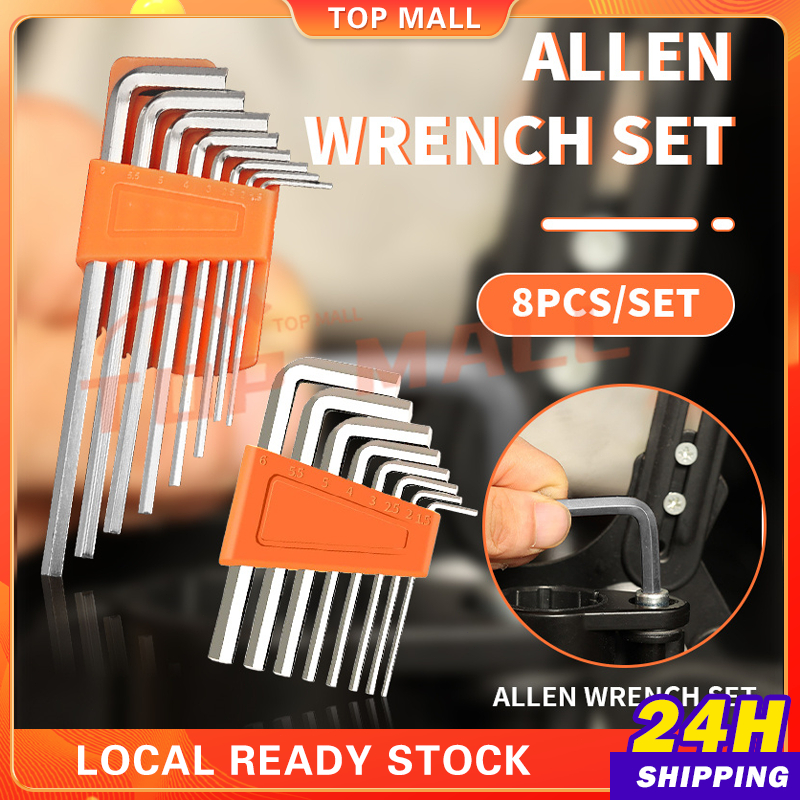 2Pack Allen Wrench Set Stainless Steel Hex Wrench Screwdriver L-Style ...