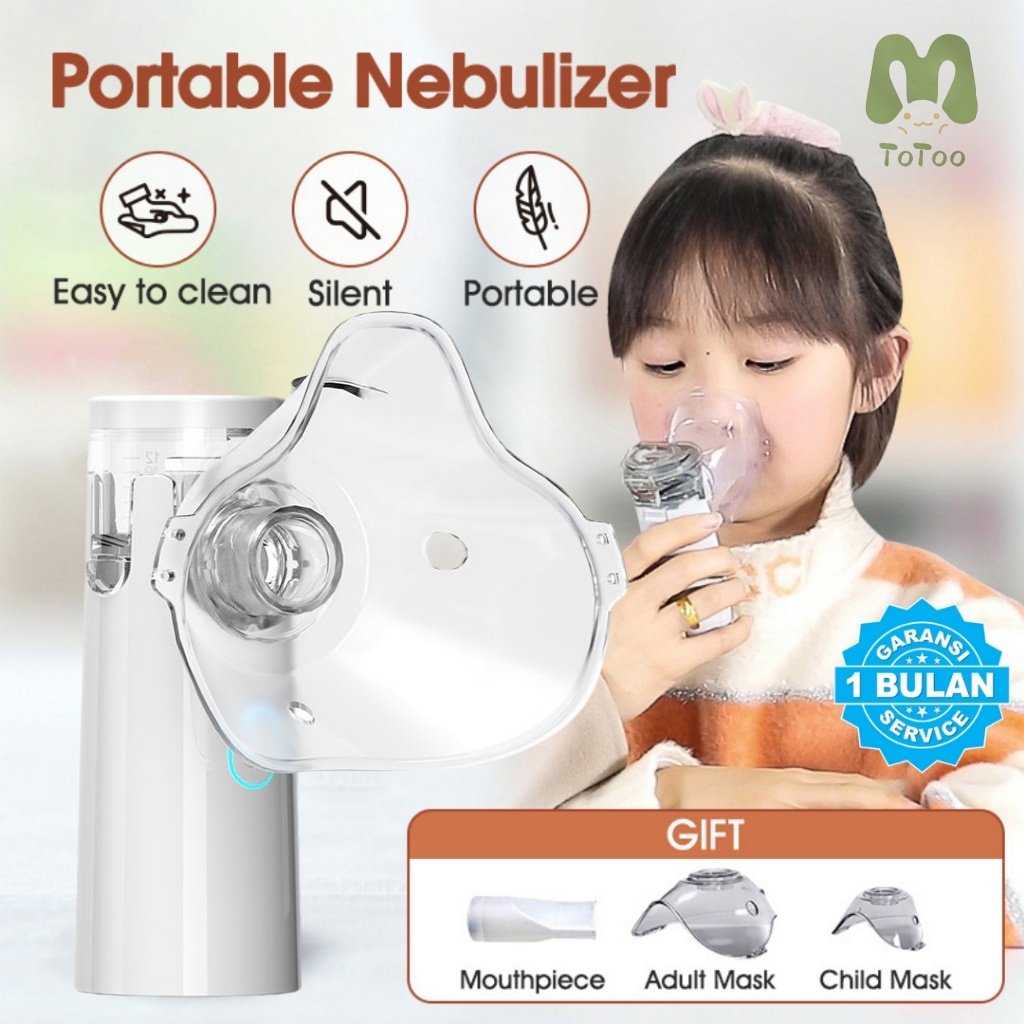 COD Portable Nebulizer Inhaler Ultrasonic Spray Nebulizer Machine For ...