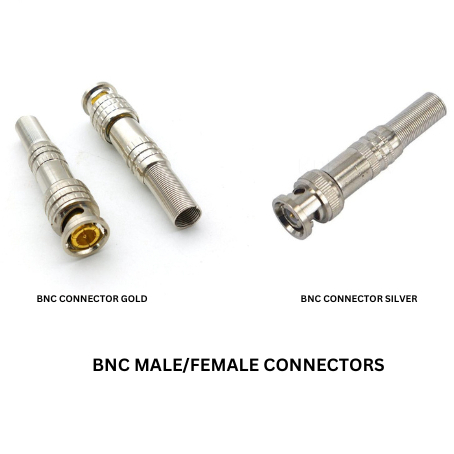 BNC Gold/Silver Connector for Analog Camera (Screw Type) | Shopee ...