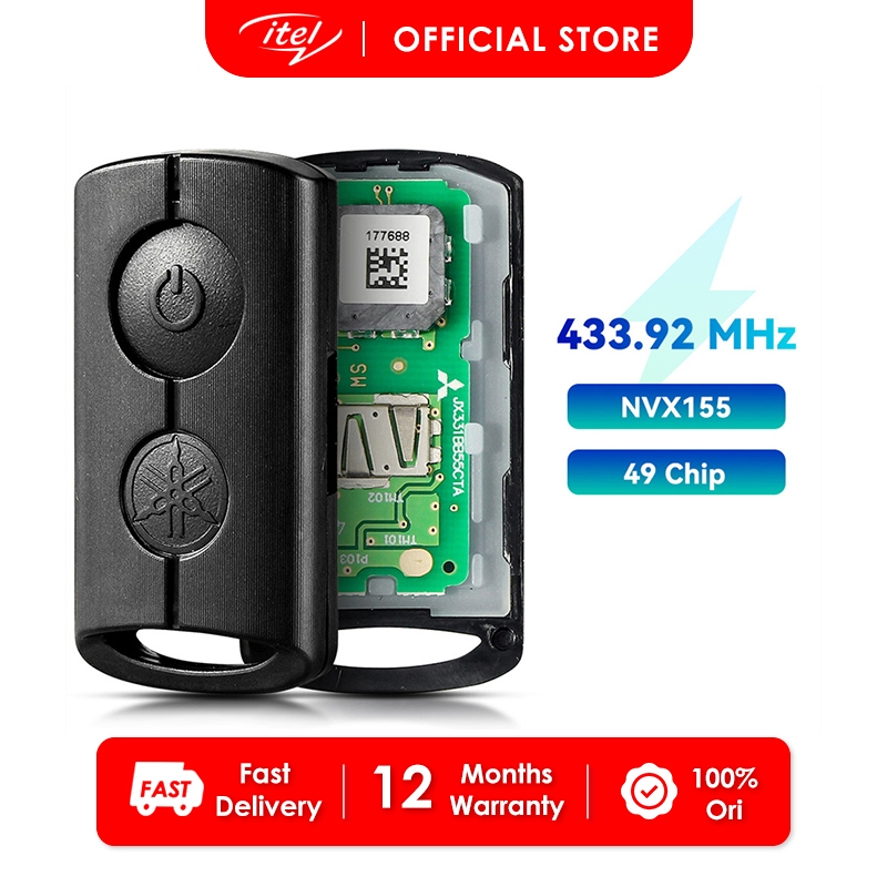 Genuine Spare Remote Key (Aerox S V1 V2 / Nmax V2 V2.1 / Xmax / Sniper ...