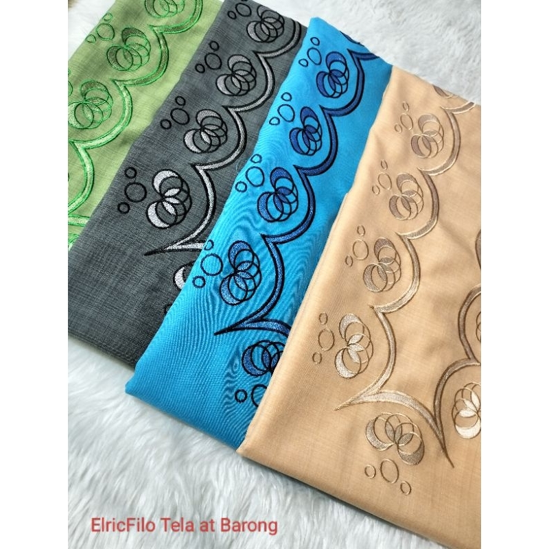 Tela Barong: Fabric with Burda (Bubbles) | Shopee Philippines