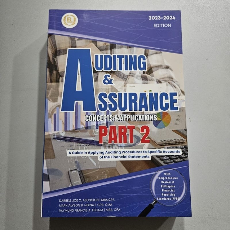 Auditing And Assurance Part 2 2023 By Asuncion Shopee Philippines
