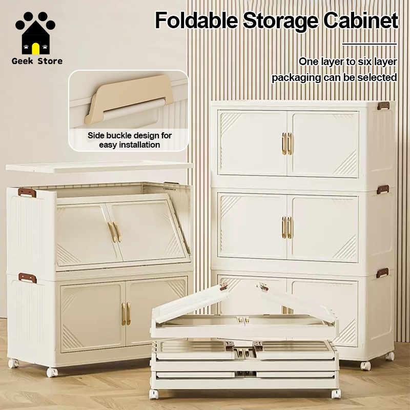 Foldable Cabinet for Kitchen Durabox Bedroom Drawer Cabinet Plastic ...