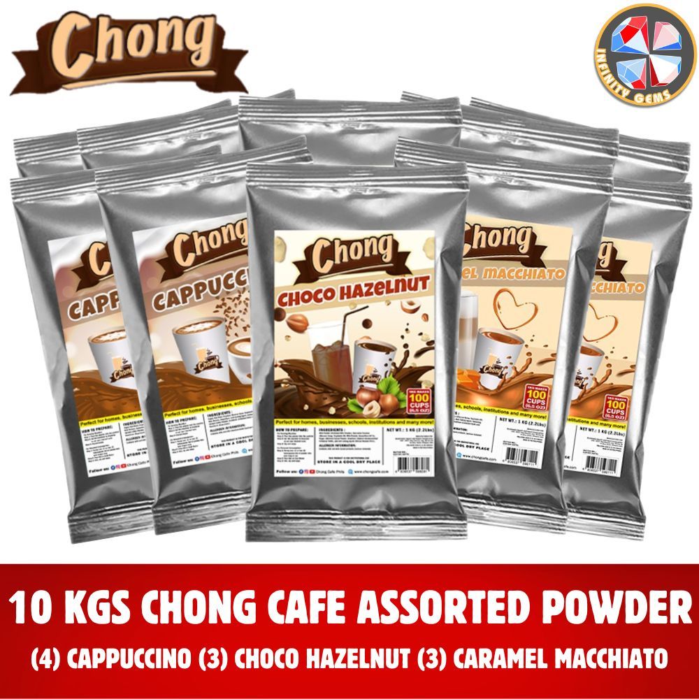 10 KGS CHONG CAFE ASSORTED PREMIXED POWDER (4) CPP (3) CH (3) CM ...