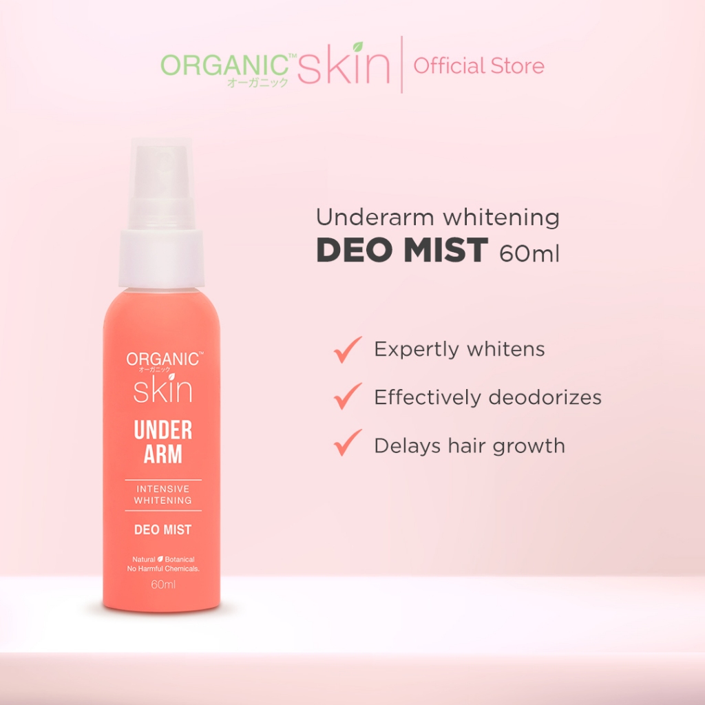 Organic Skin Japan Intensive Whitening Underarm Deo Mist Under Arm ...