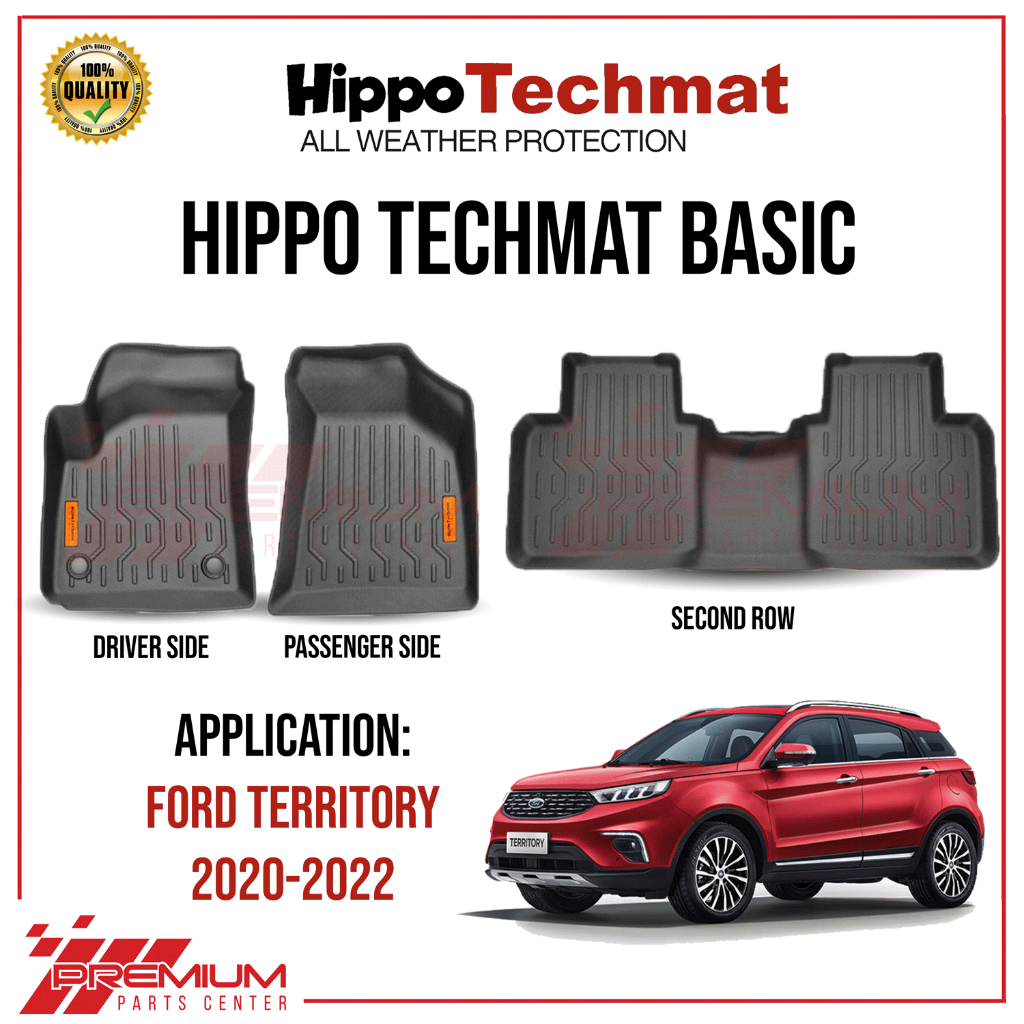 Hippo Techmat Deep Dish Matting for Ford Territory 2020 - 2023 (1st ...