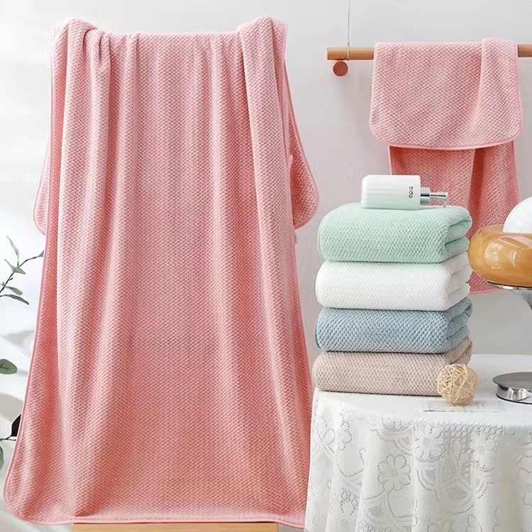 (3in1)Class A Bath Towel Cotton 70X140CM Microfiber soft bath towel ...