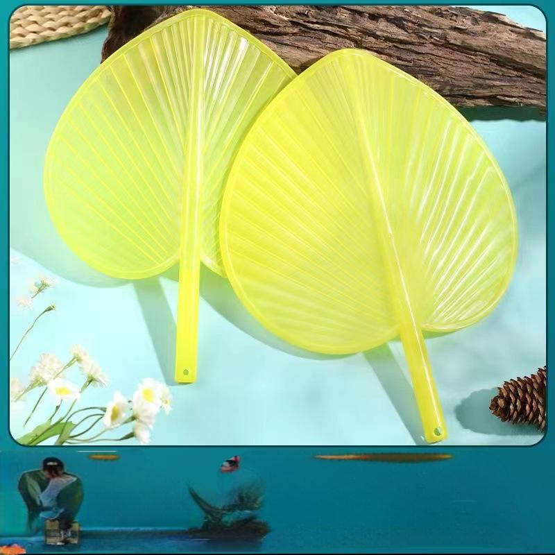 1pcs Plastic palm leaf fan Summer Cooling Hand Fans #JQ031 | Shopee ...