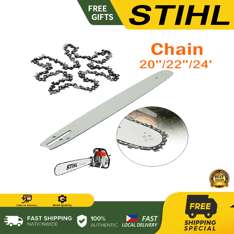 20/22/24 Inches Guide Bar Chainsaw Guide Plate Chainsaw Blade Chainsaw Chain Saw Chain | Shopee ...