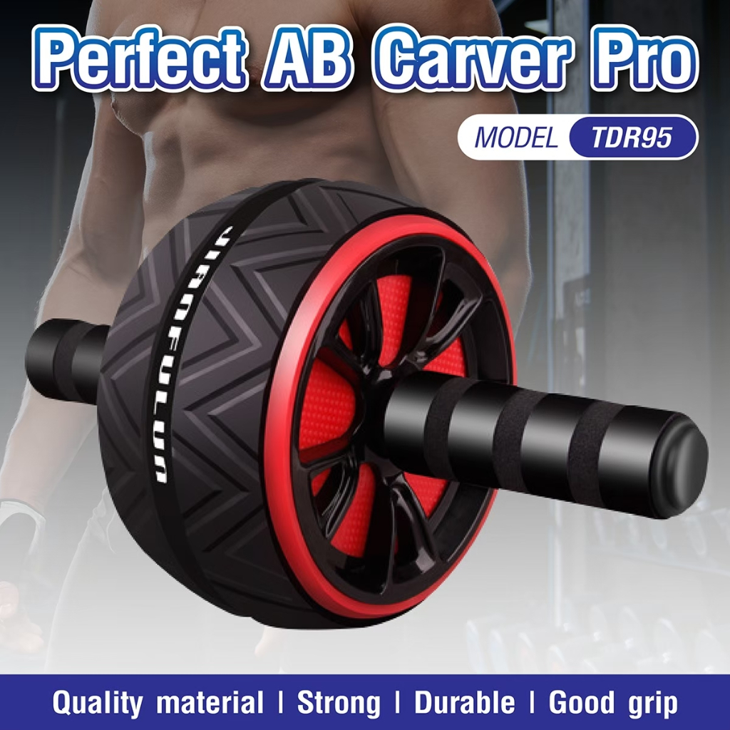 Bettergrowph Abdominal Exercise Wheel AB Carver Roller Arms Back Belly ...