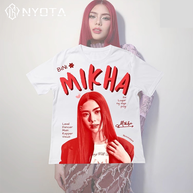 Oversized BINI group members Color design cotton T-shirt High quality ...