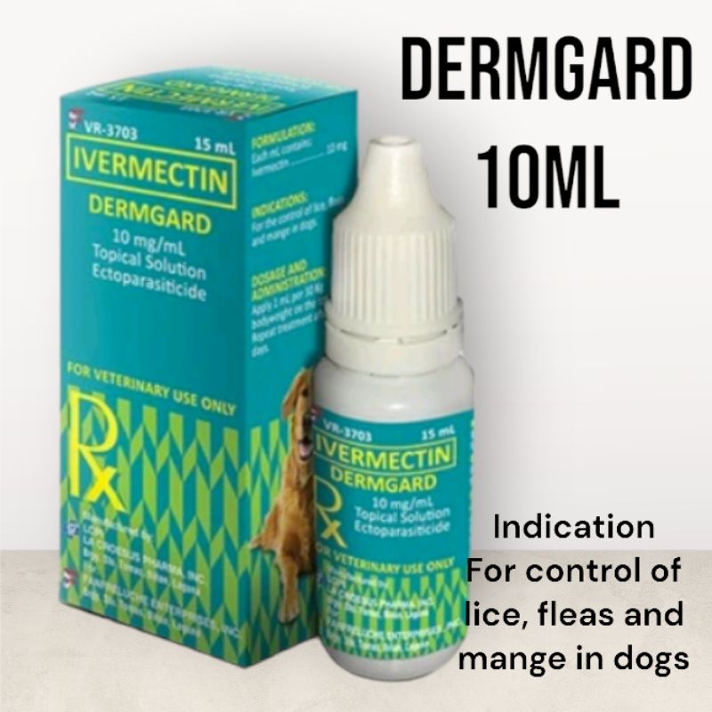 Dermgard topical solution for dogs in control of fleas,lice, and mange ...
