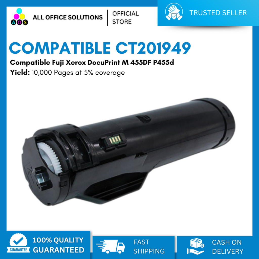 AOS Compatible Fuji Xerox M455df P455 Toner Cartridge High Yield ...