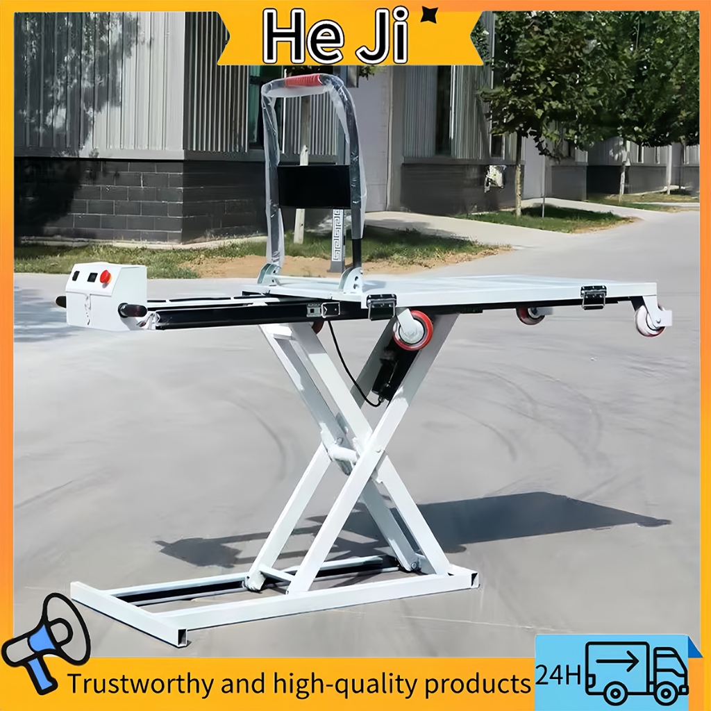 Electric lifting trolley portable on-board hydraulic cargo mobile ...
