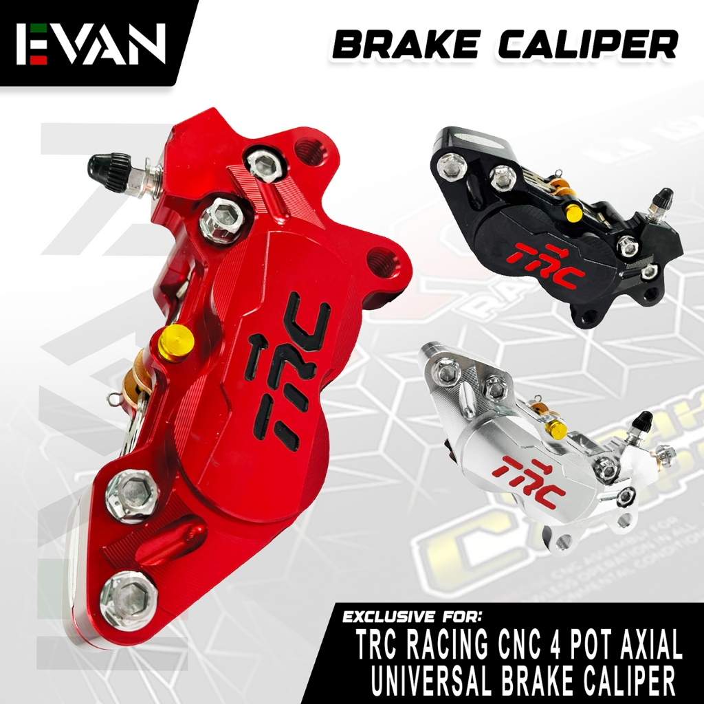 EVAN.PH TRC CNC Universal Brake Caliper 4 POT Axial | Shopee Philippines