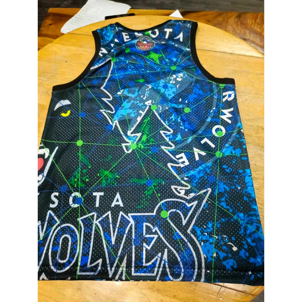 BASKETBALL JERSEY TIMBER WOLVES FULL SUBLIMATION | Shopee Philippines