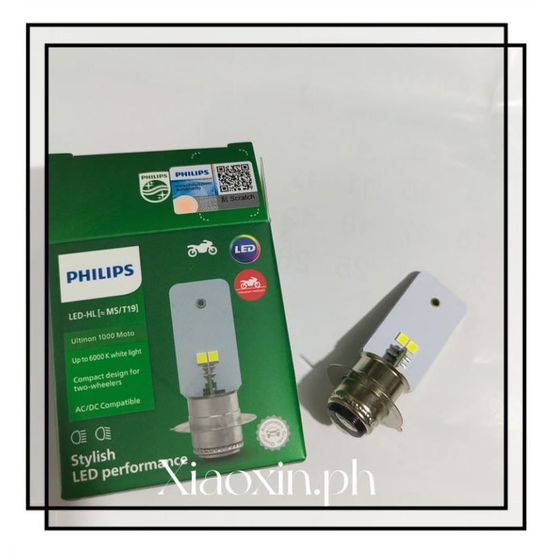 PHILIPS LED HEADLIGHT BULB T19/ 1LEG - AC/DC COMPATIBLE | Shopee ...