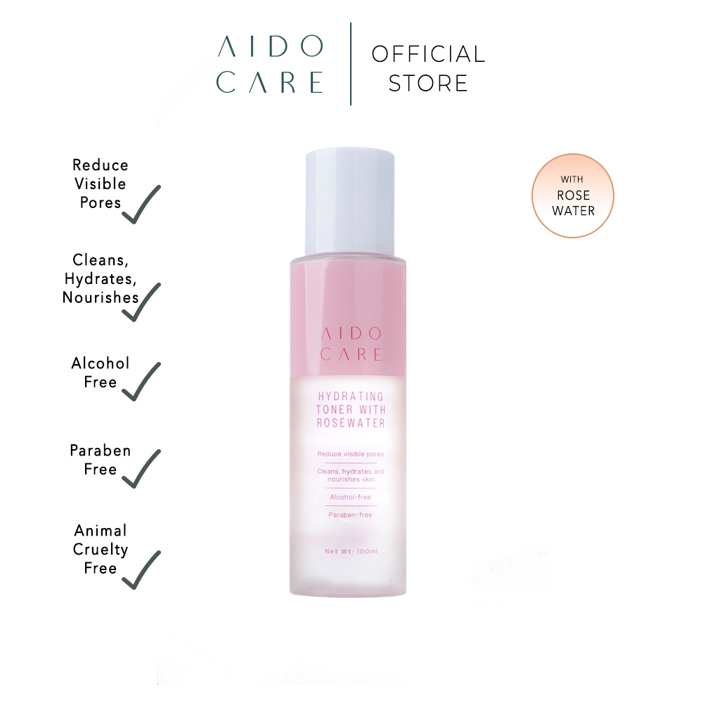 Aido Care Hydrating Toner with Rosewater | Shopee Philippines