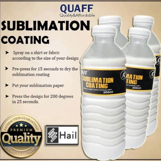 Quaff sublimation coating for cotton 300ml | Shopee Philippines