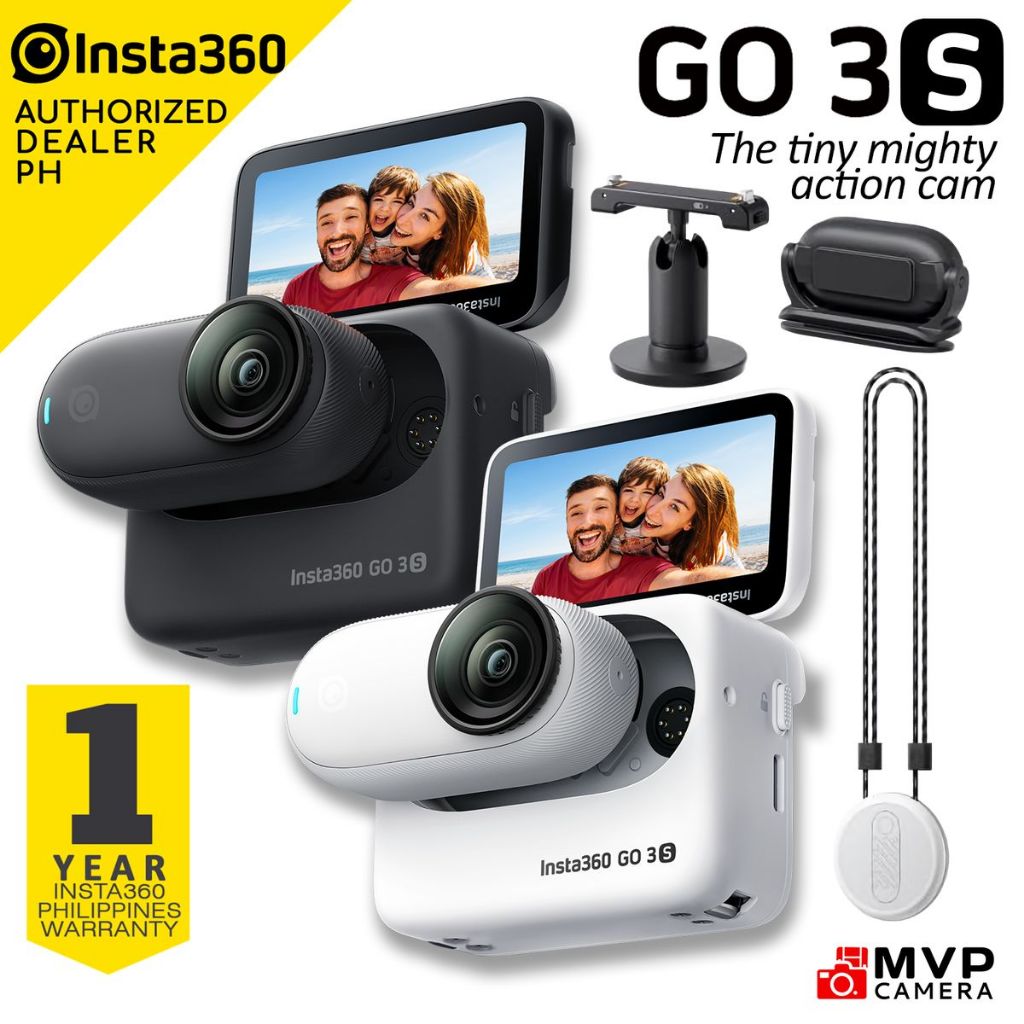 INSTA360 GO 3 3S Tiny Mighty Action Camera 64 128 GB Insta 360 GO3S MVP CAMERA | Shopee Philippines