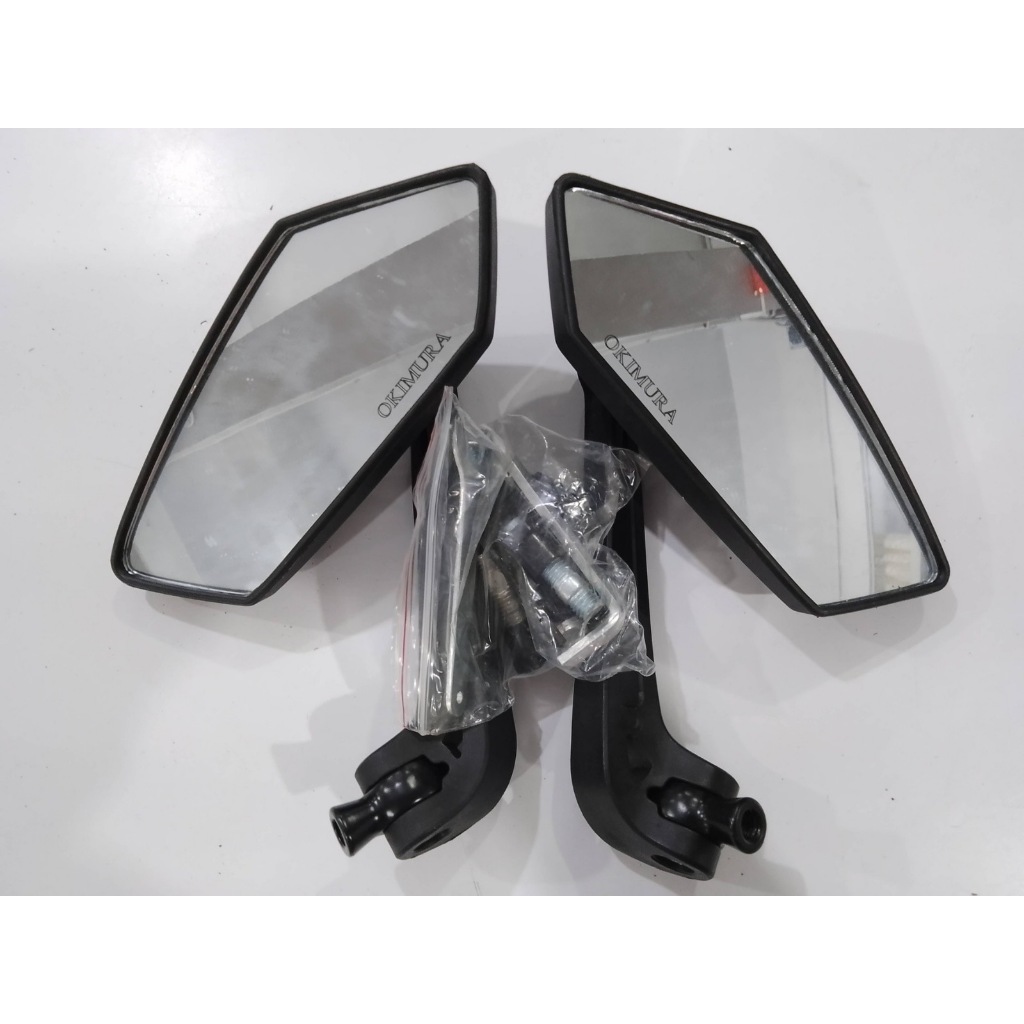 Okimura Motorcycle Side Mirror ZX2516 (old stocks) | Shopee Philippines
