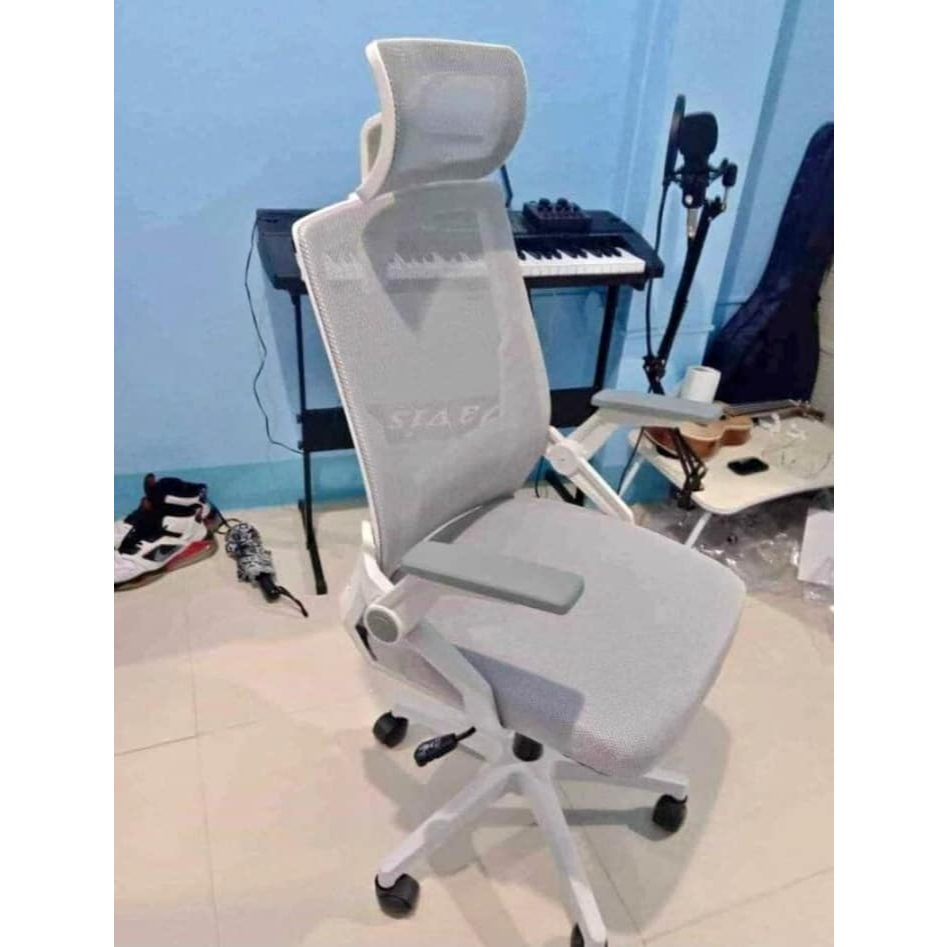 Adjustable Office Chair Korean Computer Chair Mesh High Back Study ...