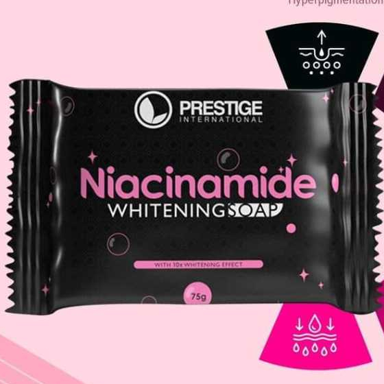 Prestige Niacinamide Whitening Soap 10x 75g (1PC & 4PCS) | Shopee ...