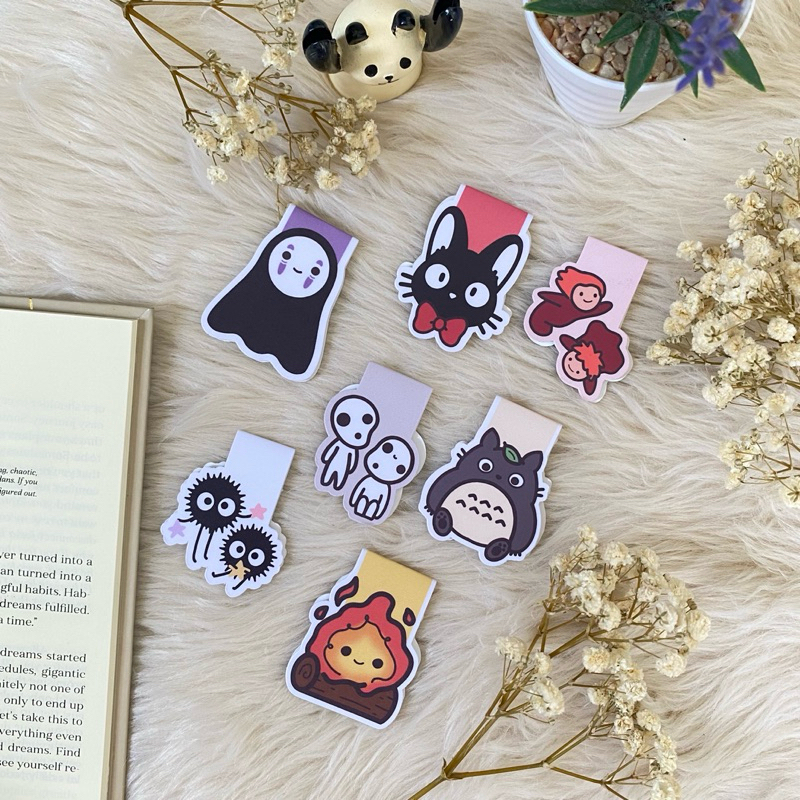 Studio Ghibli Magnetic Bookmarks | Shopee Philippines