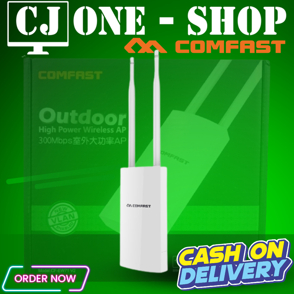 COMFAST CF-EW71 V2 300Mbps Wireless AP Base Station High Power WIFI ...