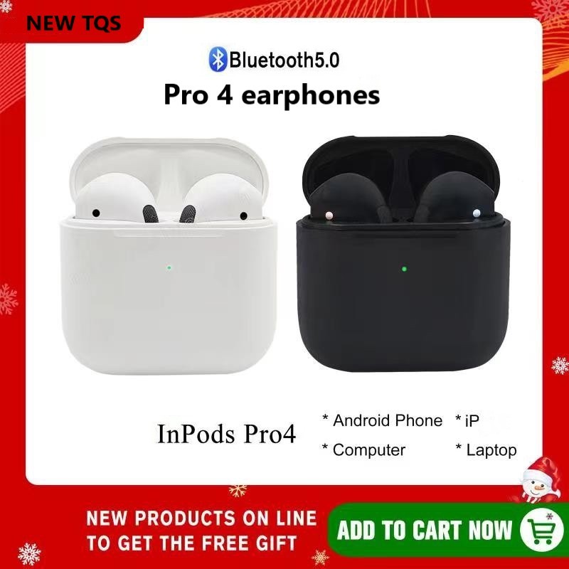 Pro4 TWS Wireless Earphones Pro 4 Bluetooth Headphone Earbuds for ...