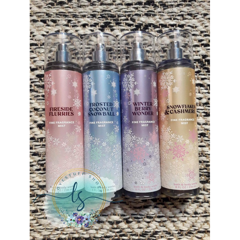 Bath & Body Works Christmas 2022 from USA (snowflakes & cashmere ...