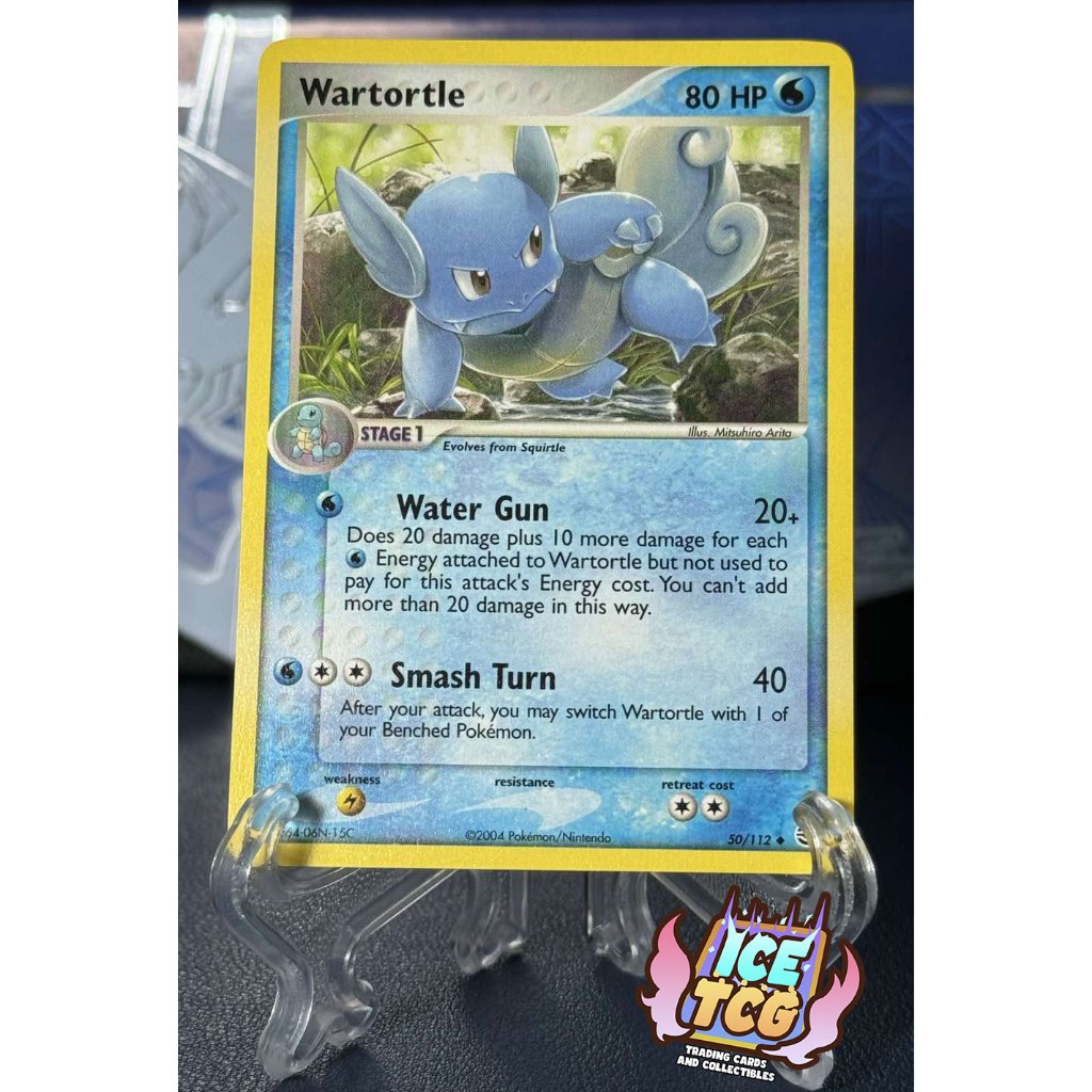 Wartortle - 50/112 (Fire Red & Leaf Green) | Shopee Philippines