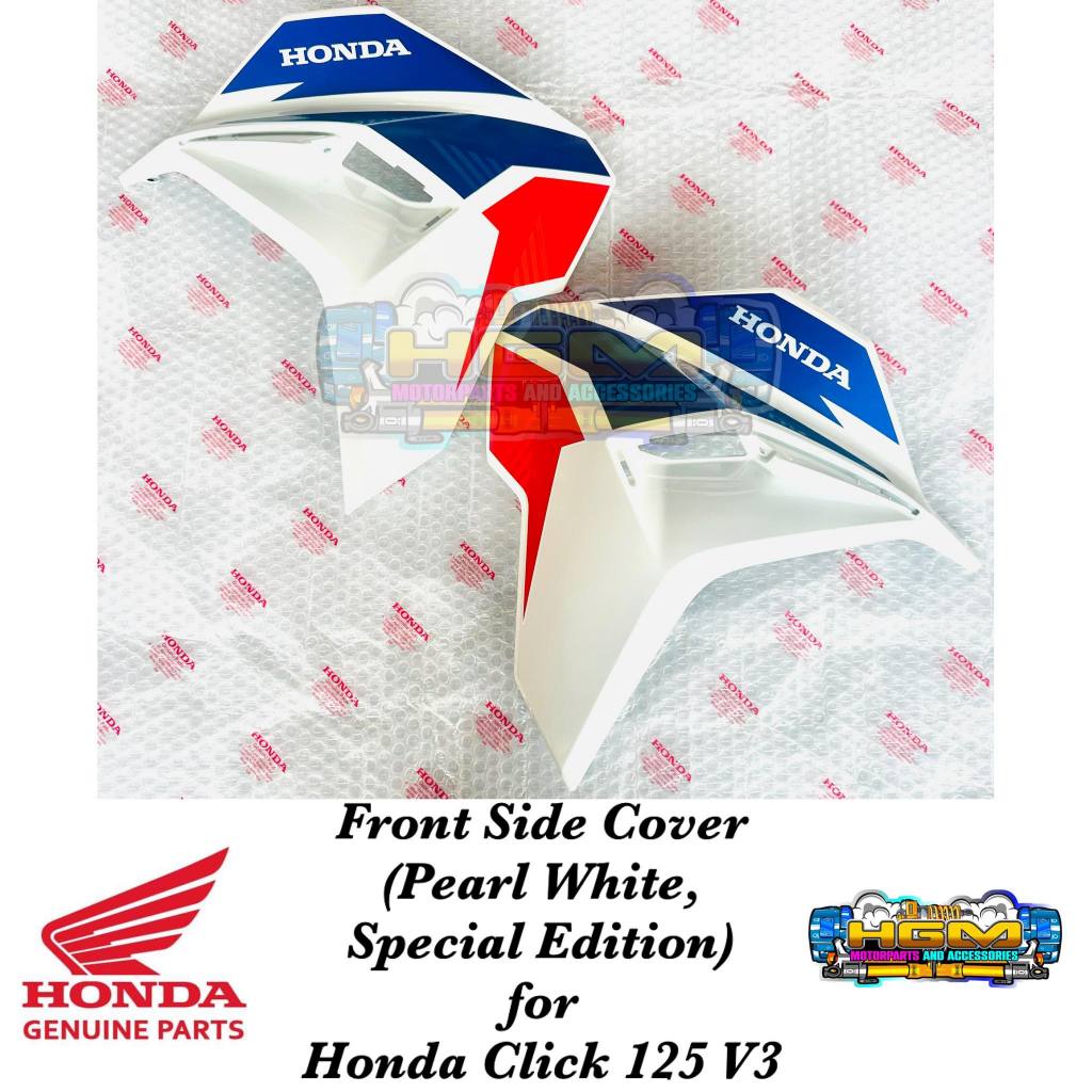 FRONT SIDE COVER (WHITE, SPECIAL EDITION) FOR HONDA CLICK 125i V3 ...