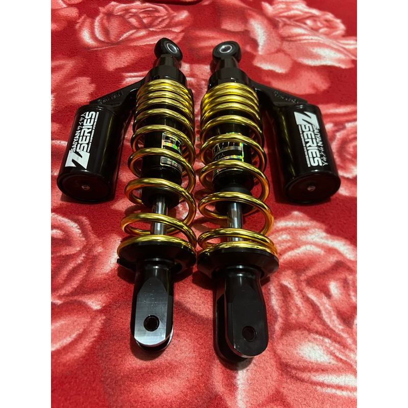 Saiyan shock for aerox & Nmax 305mm gold | Shopee Philippines
