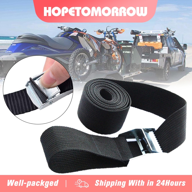 25mm*2.5m Heavy Duty Cargo Strap Adjustable Metal Buckle Fixing Strap ...