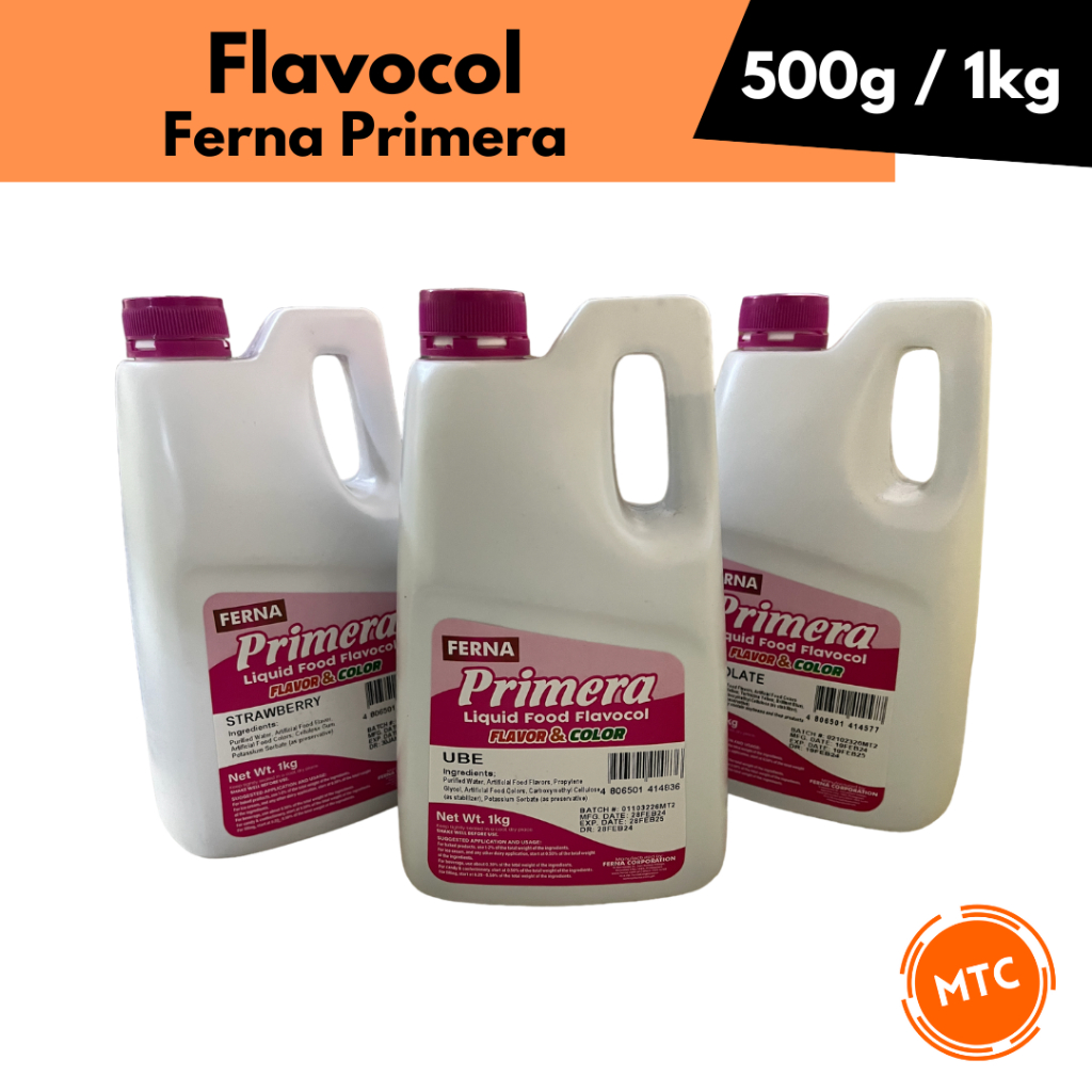 Ferna Flavocol Primera Food Flavoring 1kg 500g | Shopee Philippines
