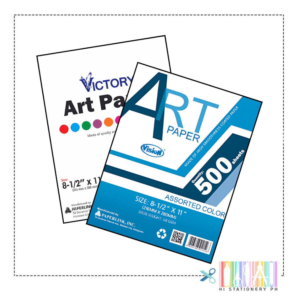 VICTORY Art Paper Per Ream 250 Sheets Assorted Colors | Shopee Philippines