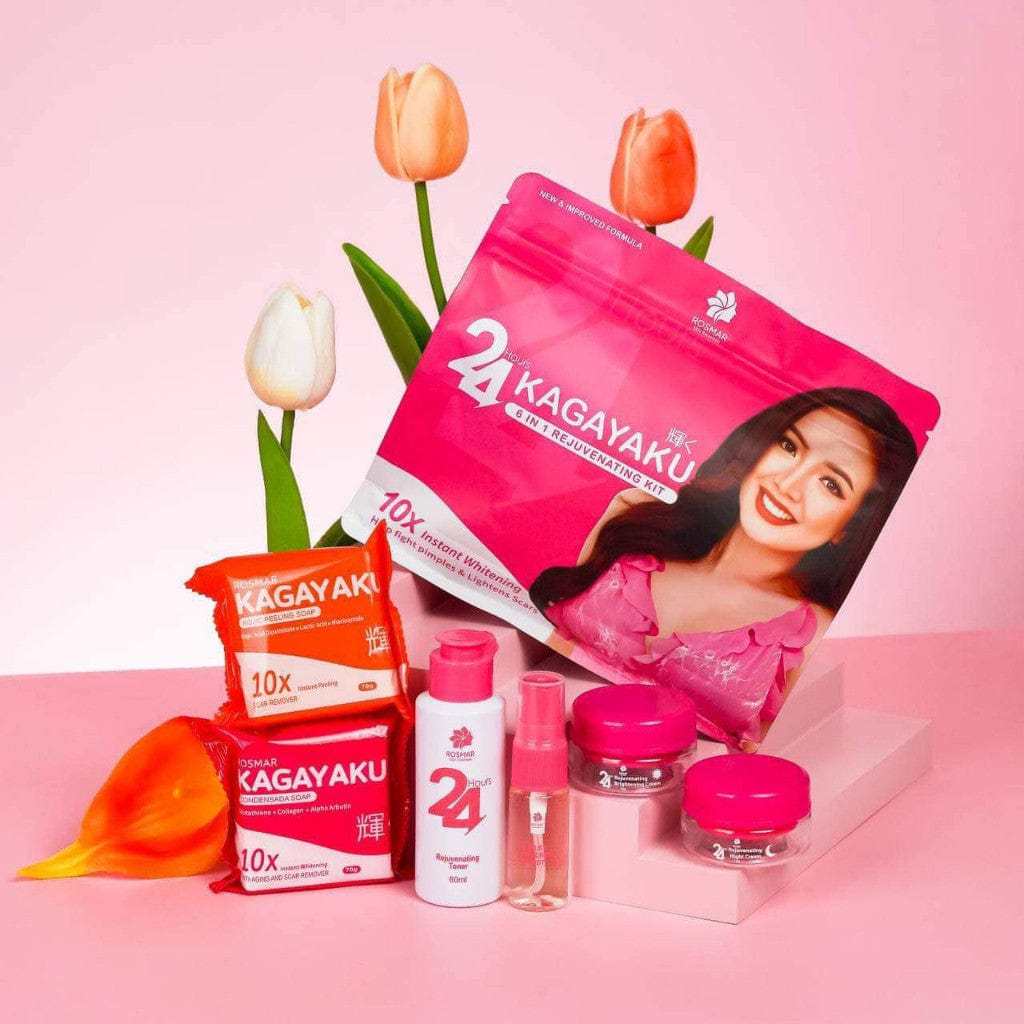 Rosmar REJUV - 24hrs Kagayaku Rejuvenating kit in 6in1 Pack Skincare ...