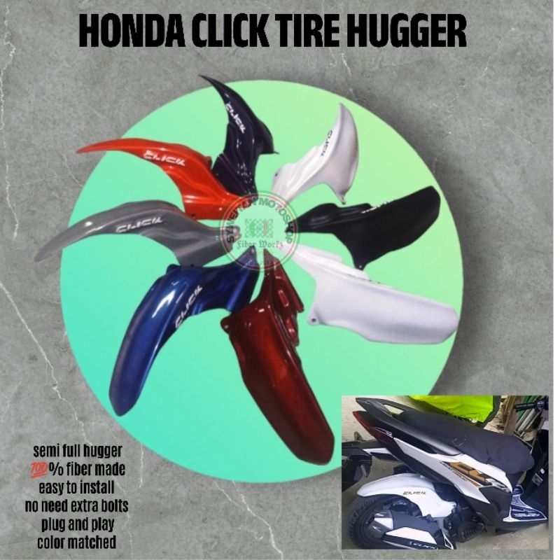 HONDA CLICK TIRE HUGGER FOR 2023 VERSION 3 | Shopee Philippines