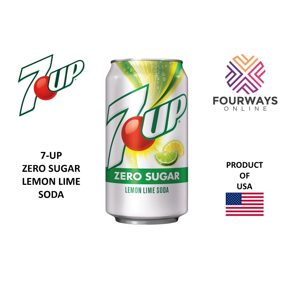7-Up Zero Sugar Lemon Lime Soda 12fl oz | Shopee Philippines